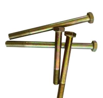 China steel hex head screw customizable size steel screw for sale