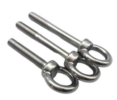 China 304 316 Stainless Steel Lifting Eye Bolt High Quality Eye Hook Screw for sale