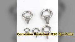 Super Duplex M10 Lifting Eye Bolts Corrosion Resistant