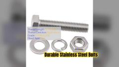 Durable Stainless Steel Hex Bolts DIN933 Corrosion Resistant