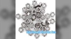 High Strength Zinc Plated Hex Nuts Industrial Fasteners