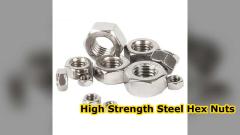 High Strength DIN934 Hex Nuts Grade 8 8 Zinc Plated Steel