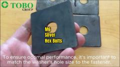 View M6 Silver Hex Head Bolts in Plastic Bag Package for Industrial Demo