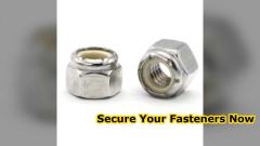 Nylon Lock Nuts M4 M6 M8 Secure Fasteners