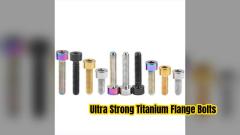 High Strength Titanium Alloy Serrated Flange Bolts M8 M12