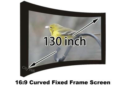 China 20 Degree House Office 130inch Manual Projection Screen High Brightness for sale