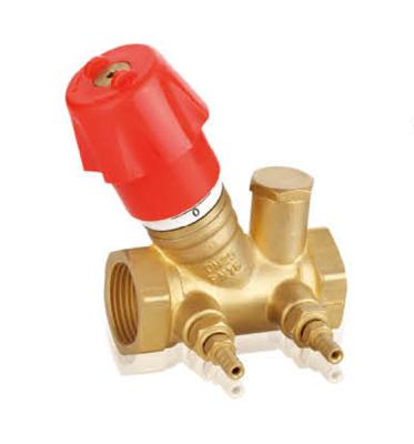 China Safety 2 Inch Brass Valve Copper Plug Valves , Static Hydraulic Balance Valve PN15 - PN50 for sale