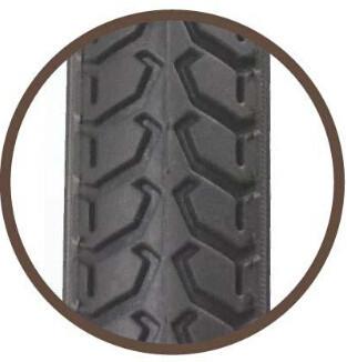 China 24*1 3/8 black bicycle tire from china factory for sale