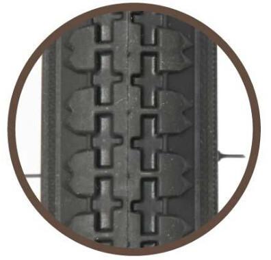 China 24*1 3/8 black bicycle tire from china factory for sale