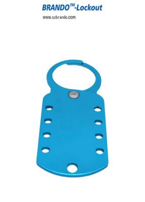 China BO-K51 length 180mm width 70mm high safety Aluminum lockout hasp with eight-hole for sale