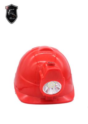 China 2.8Ah miner helmet with LED lamp , 4000lux security helmet with lamp , miner safety hard hays, cordless miner lamp for sale