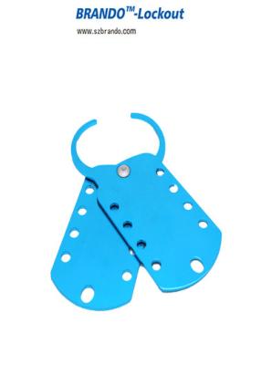 China 79g high safety Aluminum lockout hasp with eight-hole cheap High Quality  Lockout hasp for sale