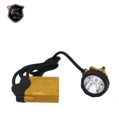 China 10.4Ah coded led underground mining head light 22hours coal miners light mining cap lamps for sale