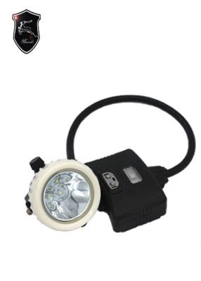 China 8000lux underground mining development corded cap lamp 350g led rechargeable headlamp for sale