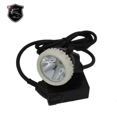 China 5 Ah explosion proof coal mining li-battery led miners cap lamp 520g corded miner lamp for sale