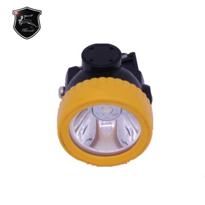 China IP65 waterproof miner head lamp for mining 1pcs main light 6pcs auxiliary light high quality cordless miner lamp for sale