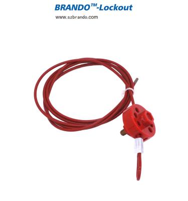 China BO-L31 colorful multipurpose cable lockout  Wheel type cable lockout for sale