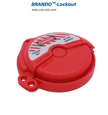China available 5 size and all color gate valve lockout security adjustable valve lockout for sale