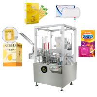 China Vertical Automatic Cartoning Machine Condom Sachet Soap Box Packing for sale