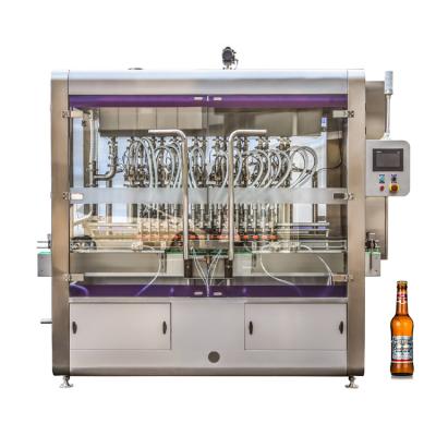 China 6 Kw Power Consumption Rotary Liquid Filling Machine with 16 Nozzles for sale