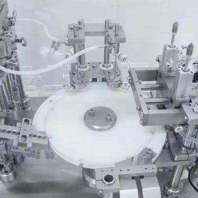 China 5.5KW Consumo de energía Máquina de llenado de jeringa líquida 0.55-0.75Mpa Aire comprimido para industriales en venta