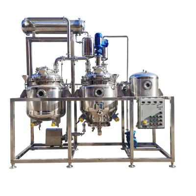 China Professional Herb Extraction Equipment with Frequency 50Hz/60Hz and Temperature Range Room Temperature-200C for sale
