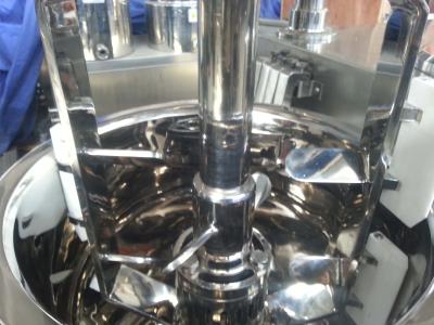 China Cream / Skin Care Cream Homogenizing Vacuum Emulsifying Machine 200L for sale