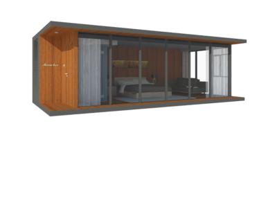 Cina Le Camere prefabbricate moderne di legno grige/acciaio prefabbricato si dirige l'installazione facile in vendita