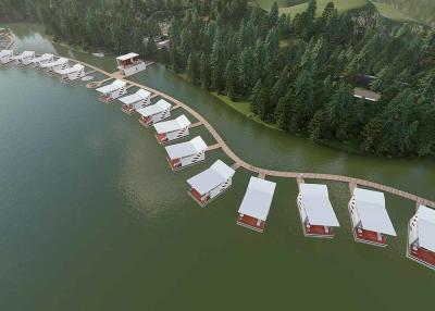 Cina Camera prefabbricata di lusso vistosa, dimensione di legno L8.634*W5.186*H3.615m della casa estiva in vendita