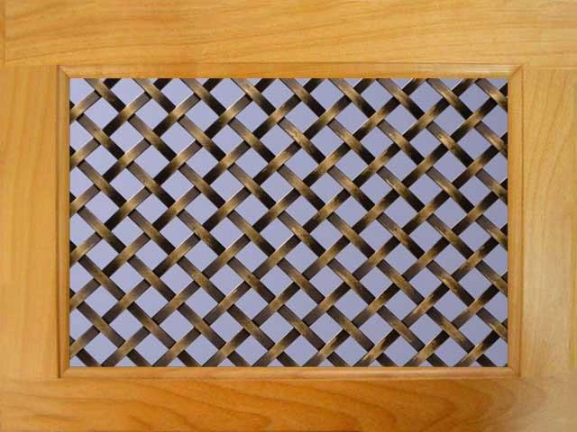 maille sertie par replis décorative d'écran de fil plat d'armoires de meubles