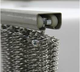 Aluminum Metal Coil Curtain For Restaurant Interior Decoration With Accessories