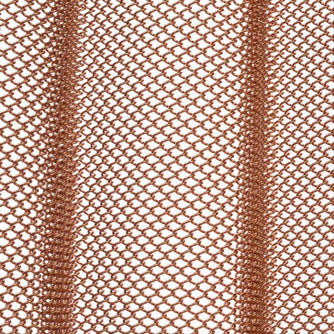 Heavy-duty Metal Wire Mesh Curtains For Fireplace Screen Systems