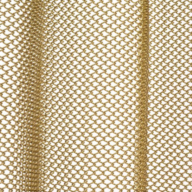 Heavy-duty Metal Wire Mesh Curtains For Fireplace Screen Systems