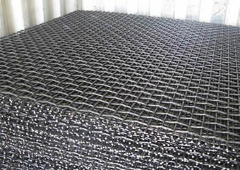 Hoher Mangan-65MN gesponnener vibrierender Schirm Mesh With Clamp Bending 6