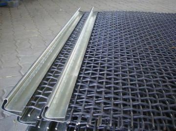 Hoher Mangan-65MN gesponnener vibrierender Schirm Mesh With Clamp Bending 4