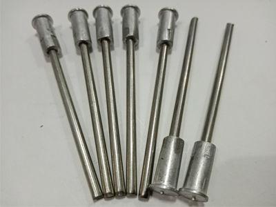 Flat Head Flanged Capacitor Discharge (CD) Stud Welder Studs, No Thread