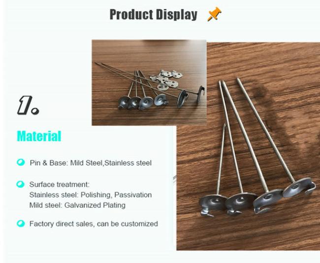 ISO9001 Thermal Insulation Jacket Lacing Anchors 0
