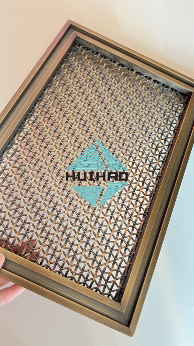 Stainless steel architectural decorative metal mesh for elevator cladding