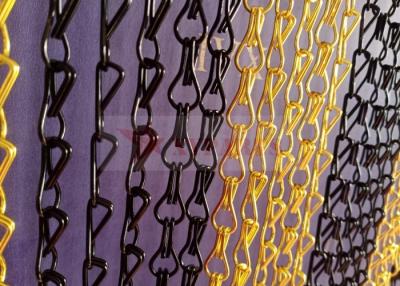 China Anodized Aluminium Metal Chain Link Curtains Used As Wall Coverings for sale