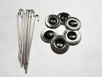 China Aluminum 29mm Self Locking Washer Solar Panel Bird Proofing Clips for sale