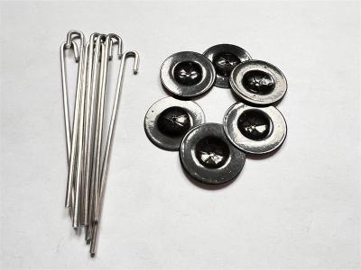 China Aluminum 29mm Self Locking Washer Solar Panel Bird Proofing Clips for sale