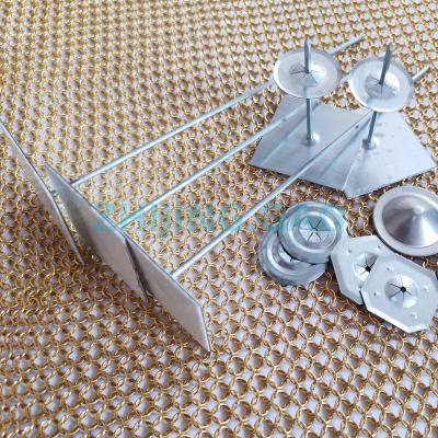 中国 35mmベースプレート自己粘着断熱固定ピン、亜鉛メッキ鋼製 販売のため