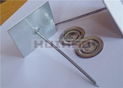 China Cadenas de aislamiento autoadhesivo de acero galvanizado de calibre 12 para lana de roca en venta
