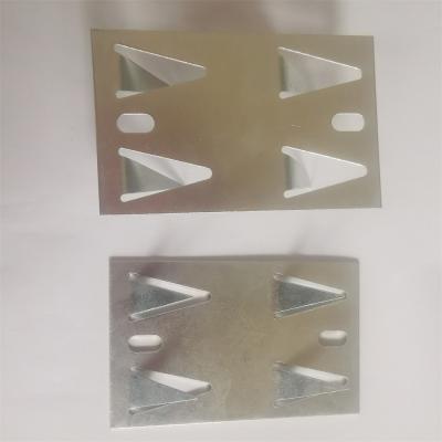 China 50 X 80 Mm Galvanized Steel Insulation Impaler With 4 Spikes for sale