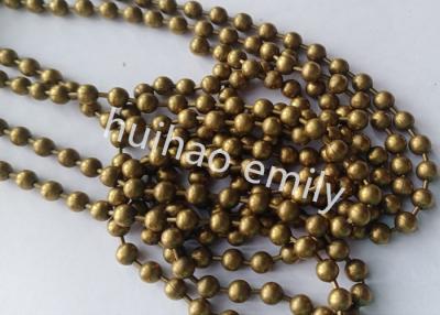 China Gun Metal Color Ball Chain Beaded Curtain For Hotel Decoration for sale