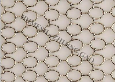 China Chainmail Architectural Metal Mesh Drapery For Wall Coverings , Room Dividers for sale