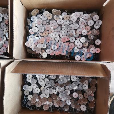 Cina Testa di tazza CD Pini di saldatura con base isolante per l'isolamento del rivestimento dei condotti in vendita