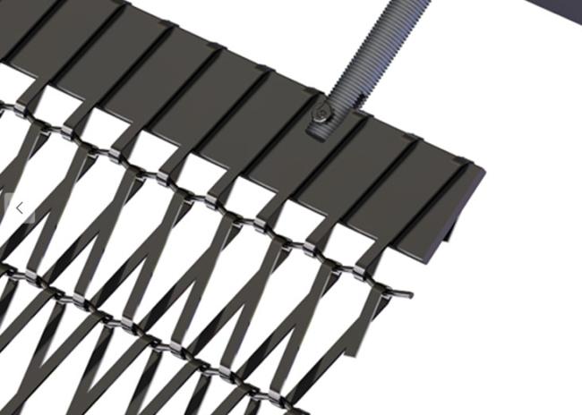 Fixing bolt frame of spiral weave wire mesh