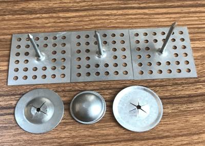 China Rock Wool Galvanized Steel Insulation Anchor pins With Round Self locking washer for sale