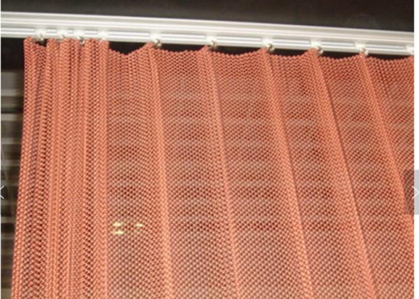 κουρτίνα σπειρών μετάλλων 0.8MM κρεμώντας ως εσωτερικό διακοσμητικό πλέγμα για την αίθουσα έκθεσης